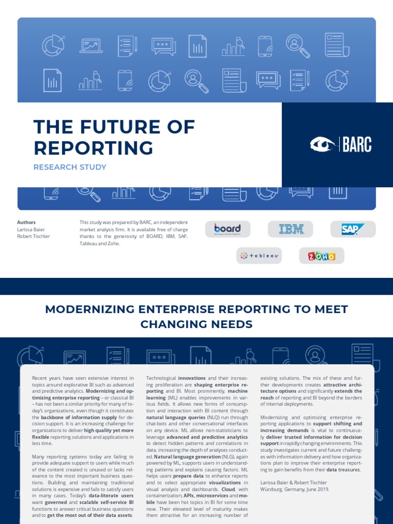 The Future of Reporting: Research Study | PDF | Data Analysis | Analytics