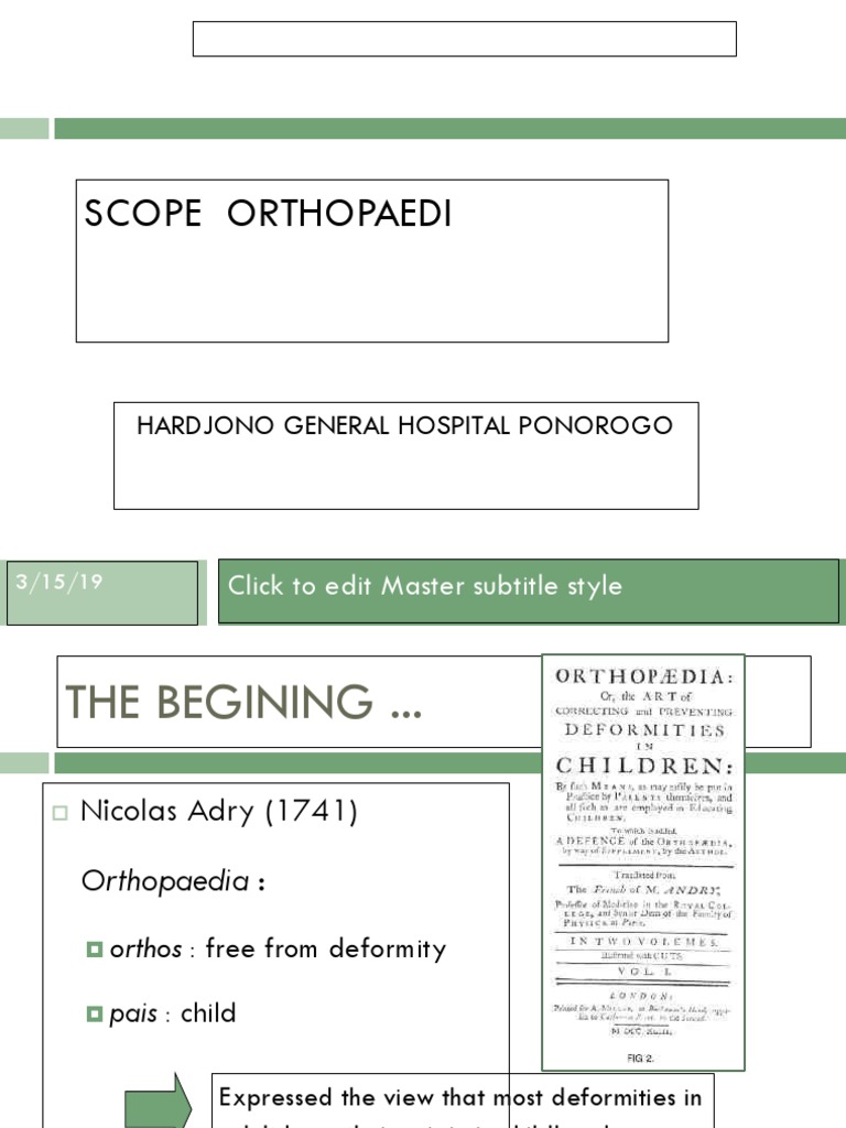 Orthopedic Scope Musculoskeletal Disorders | PDF | Human ...