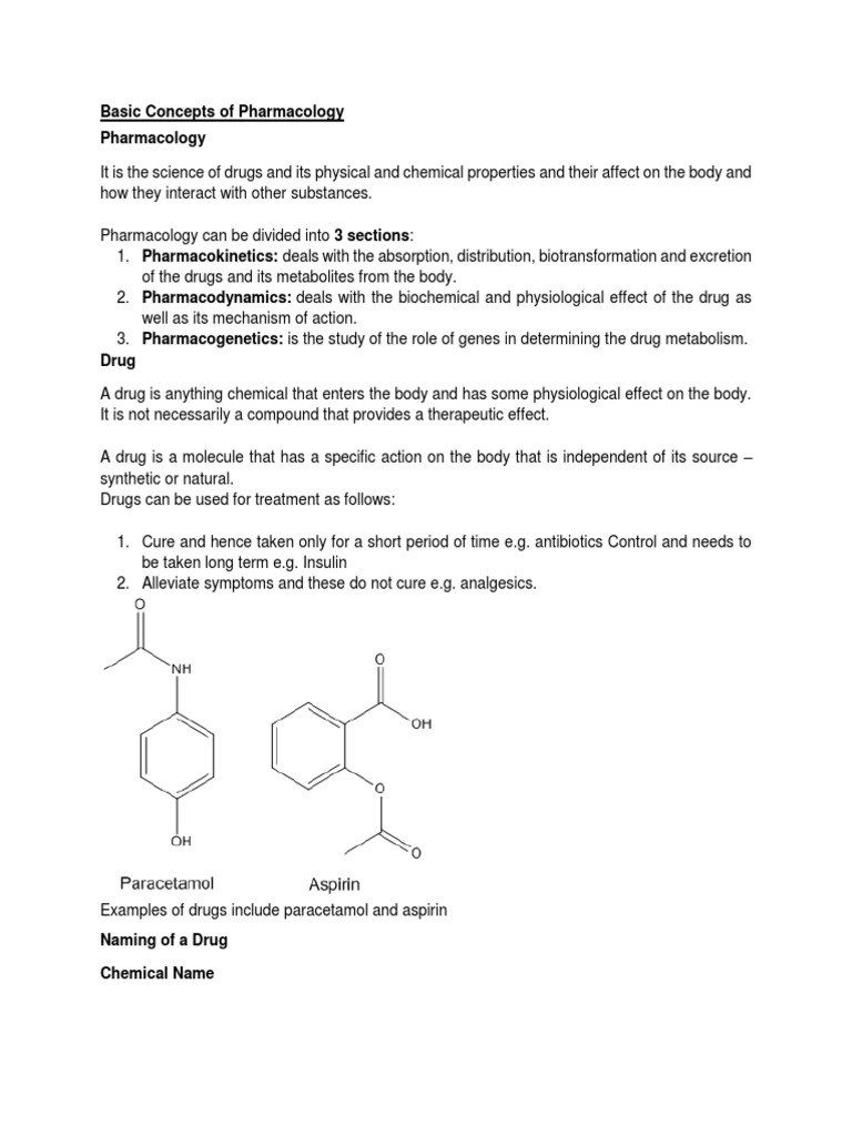 Basic Concepts of Pharmacology | PDF | Receptor Antagonist | Receptor ...