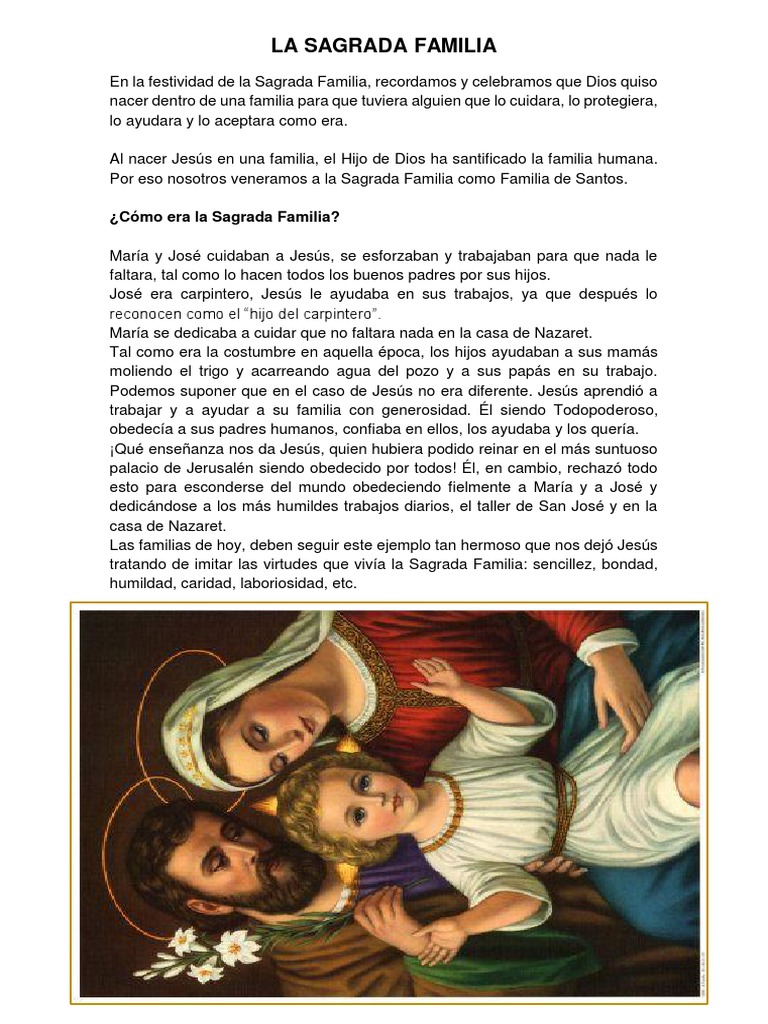 La Sagrada Familia | PDF