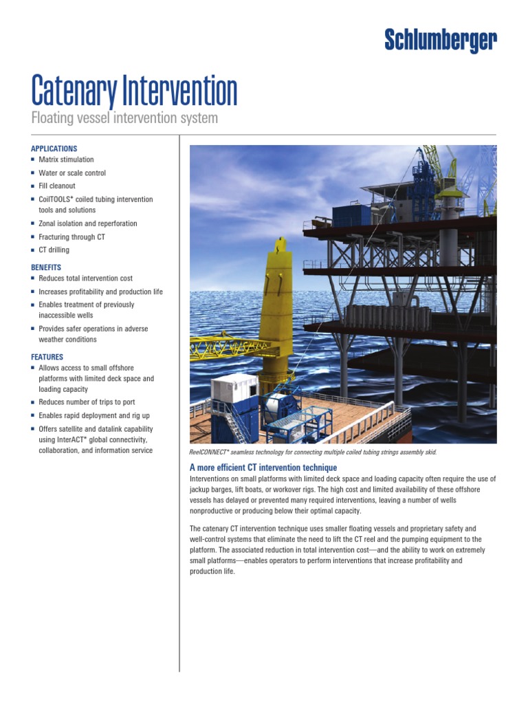 Surface Catenary Interventions Ps | PDF | Drilling Rig | Nature