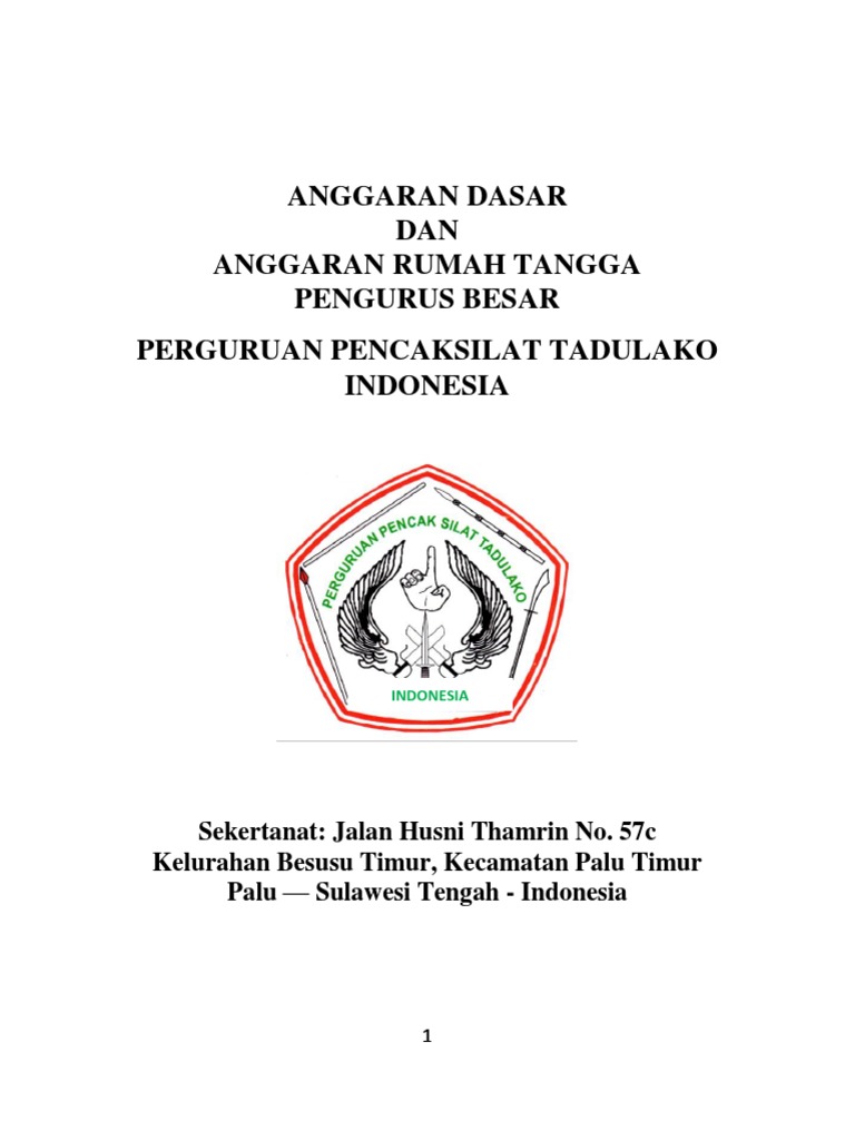 ADRT Perguruan | PDF