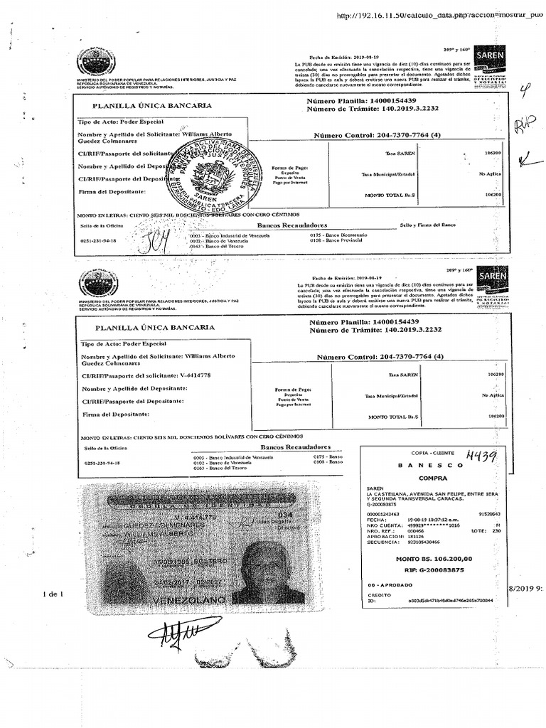 Poder General de Representacion Amplio y Suficiente | PDF