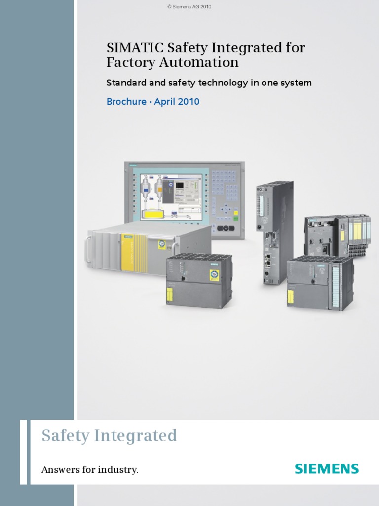 SIMATIC Safety Integrated For Factory Automation | PDF | Automation | Safety