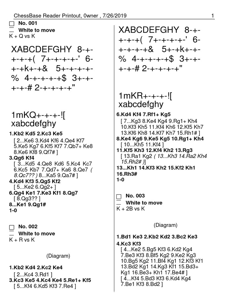 Basic Chess Endings | PDF | Chess | Chess Theory