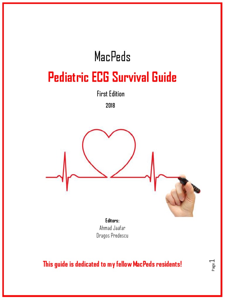 Pediatric Ecg Survival Guide: Macpeds | PDF | Electrocardiography ...