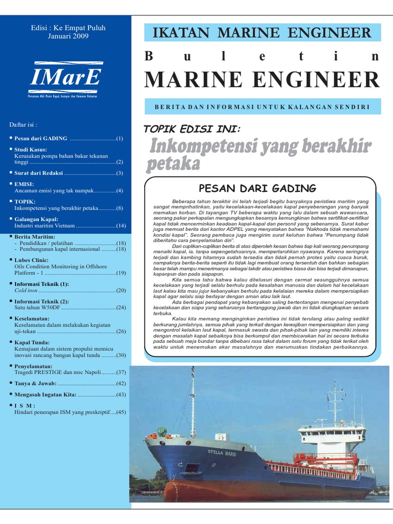 IMarE (Inkomptensi Yang Berakhir Petaka) PDF | PDF | Bisnis | Sains ...