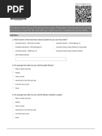 Library Services Satisfaction Survey Questionnaire | PDF | Libraries ...