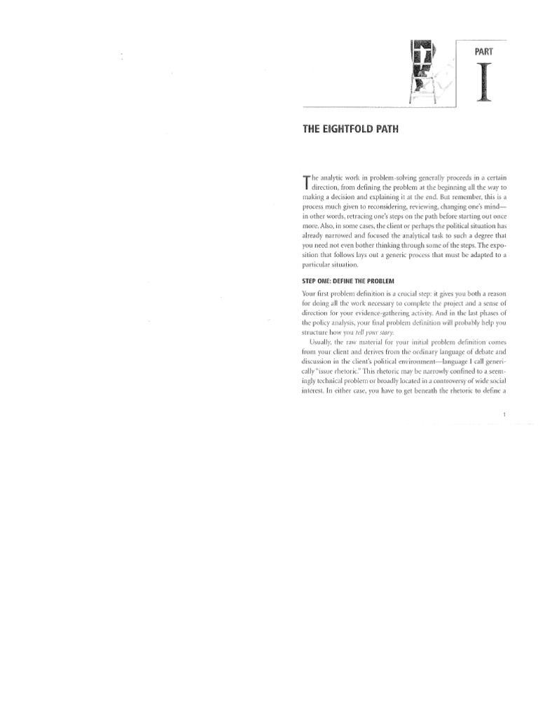 Los 8 Pasos de Bardach | PDF