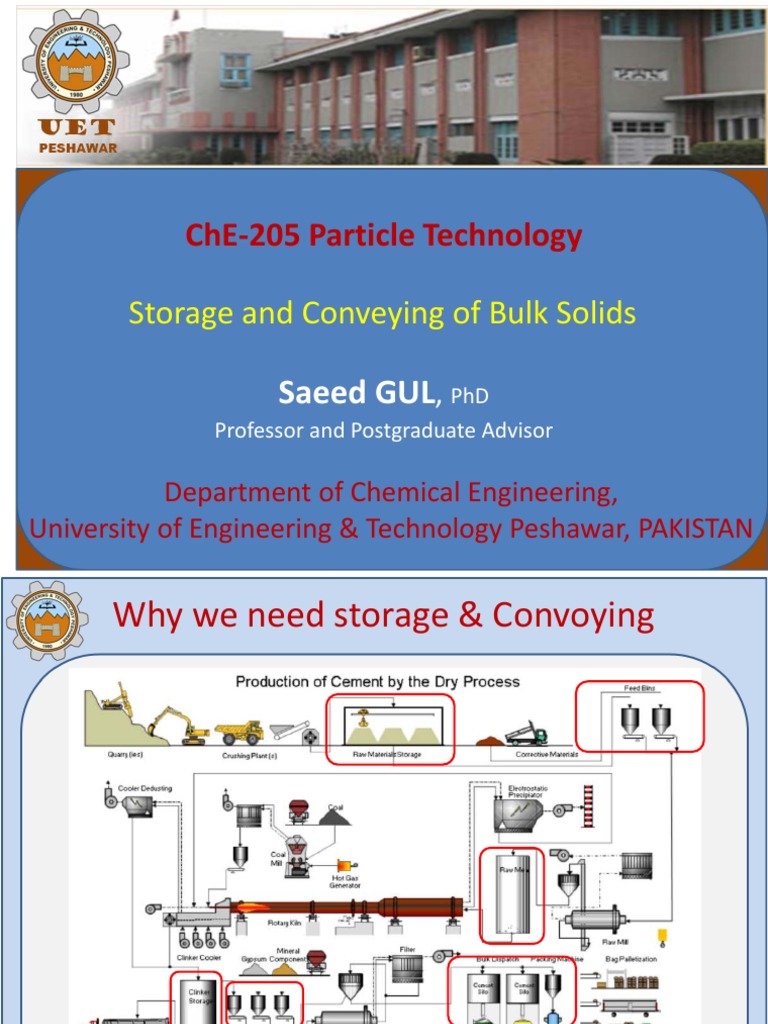 ChE-205 Particle Technology Storage and Conveying | PDF | Nature
