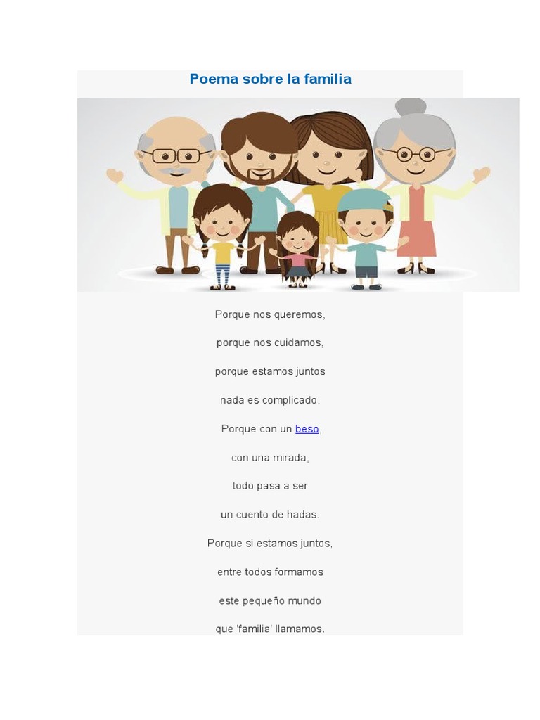 Poema Sobre La Familia | PDF