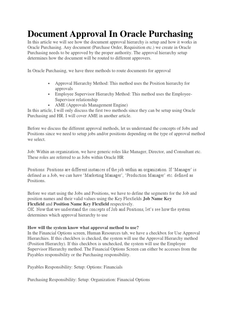 Approval Hierarchy | PDF | Supervisor | Human Resources