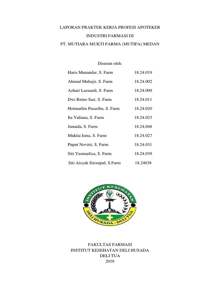 Institut Kesehatan Deli Husada | PDF