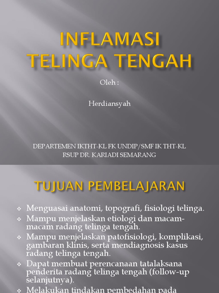 Modul Otitis Media | PDF