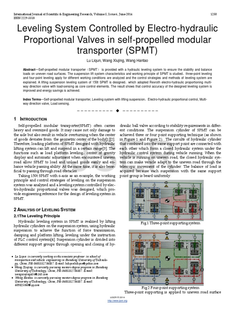 Leveling System Controller Electro-Hydraulic | PDF | Suspension ...