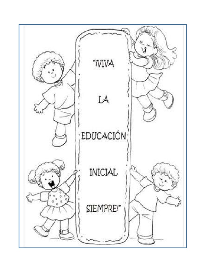 Día de La Educación Inicial | PDF | Artes del Lenguaje y Comunicación ...