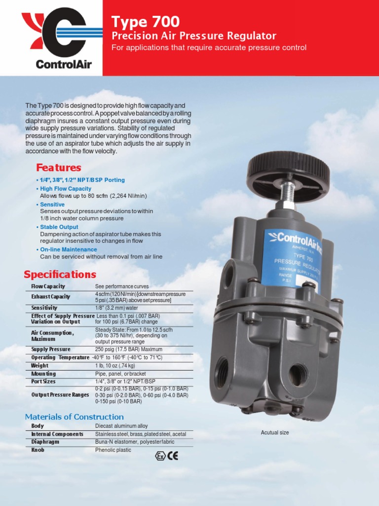 Datasheet de Un Instrumento | PDF | Gas Technologies | Manufactured Goods