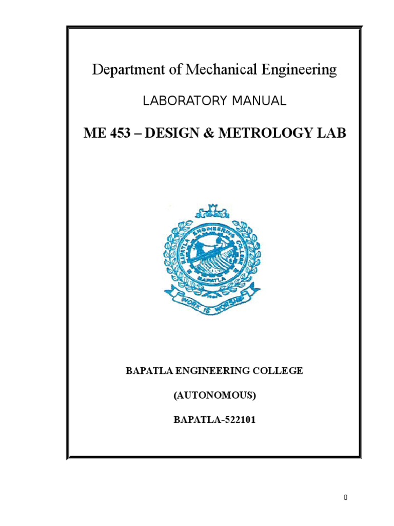 Metrology Manual (2012) | PDF | Engineering Tolerance | Accuracy And ...