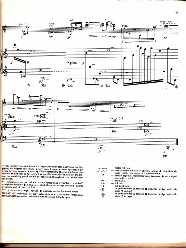 Penderecki 3 | PDF | Musical Compositions | Sound Production