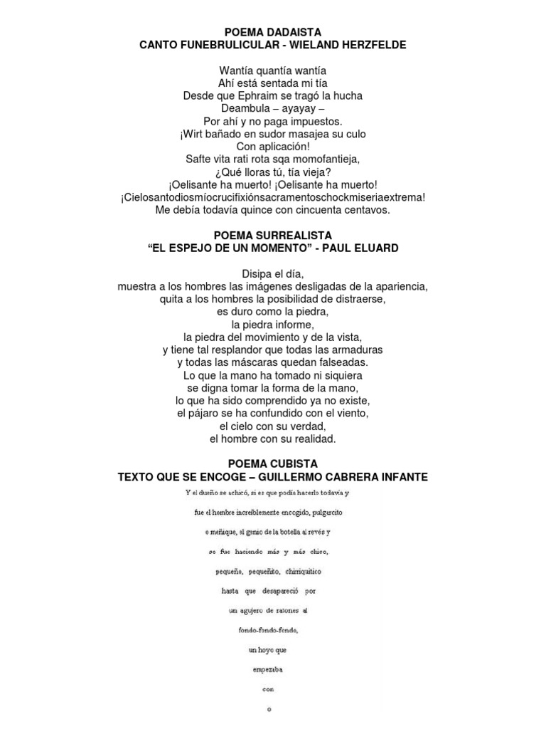 Poema Dadaista | PDF