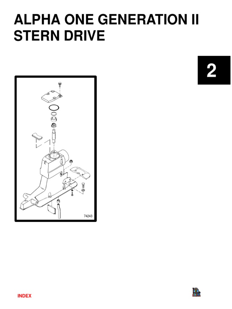 Alpha One Generation Ii Stern Drive: Index | PDF | Gear | Bearing ...
