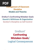 Dreikurs Logical Consequences | PDF | Motivation | Motivational