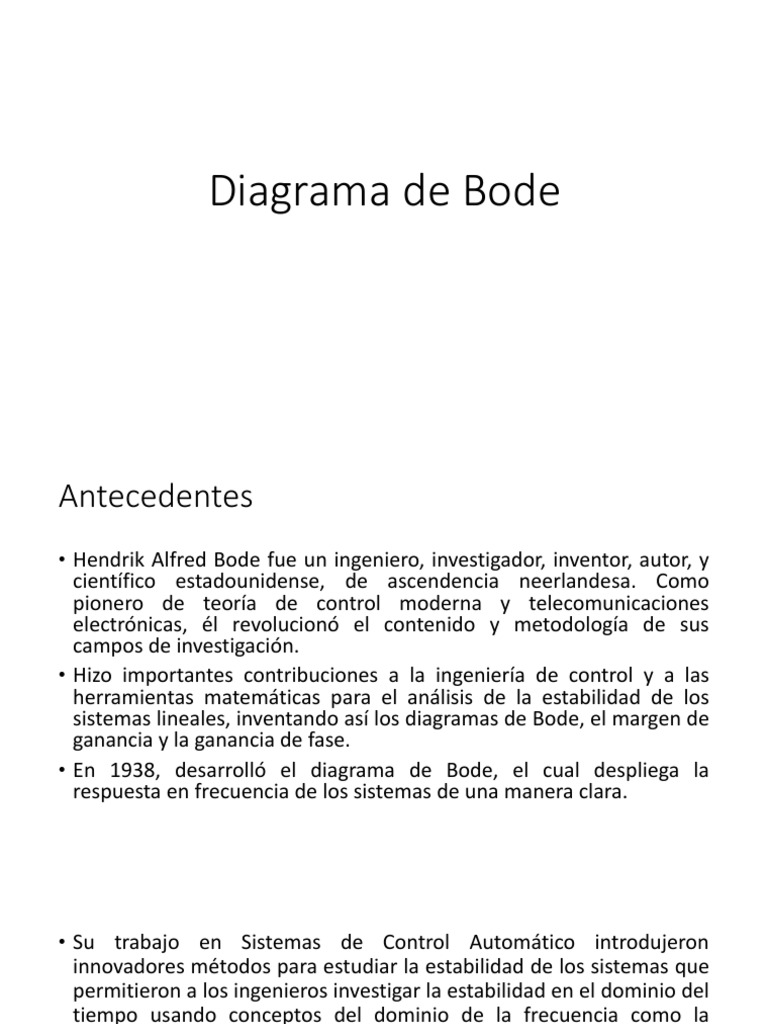 Diagrama de Bode | PDF | Física | Análisis matemático