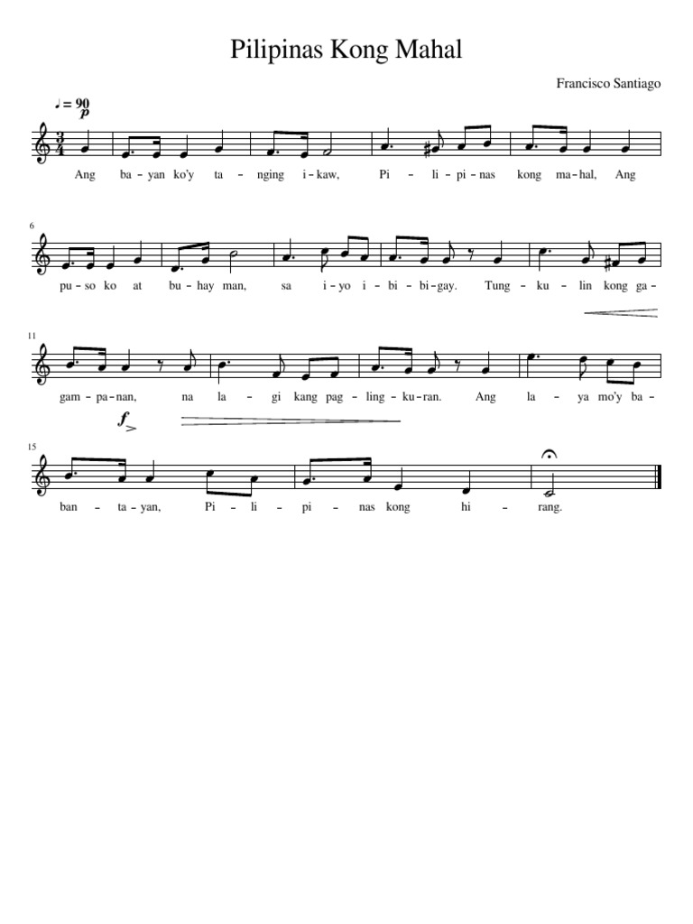 Pilipinas Kong Mahal poem analysis | PDF