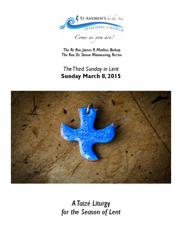 Taize Eucharist | PDF | God The Father | Lord's Prayer