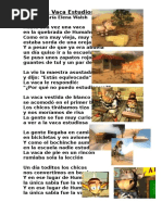 Esp - Actividades Con La Vaca Estudiosa | PDF | Ocio