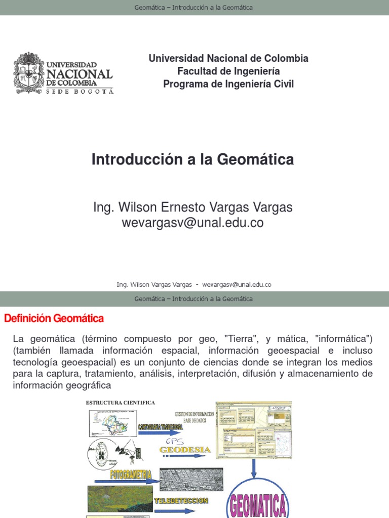 Geomatica Introduccion A La Geomatica in PDF | PDF | Exactitud y ...