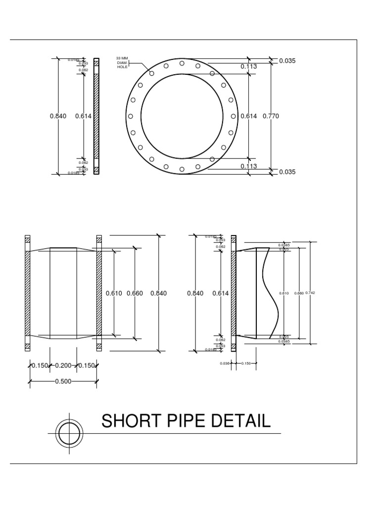 Short Pipe Detail Specifications | PDF