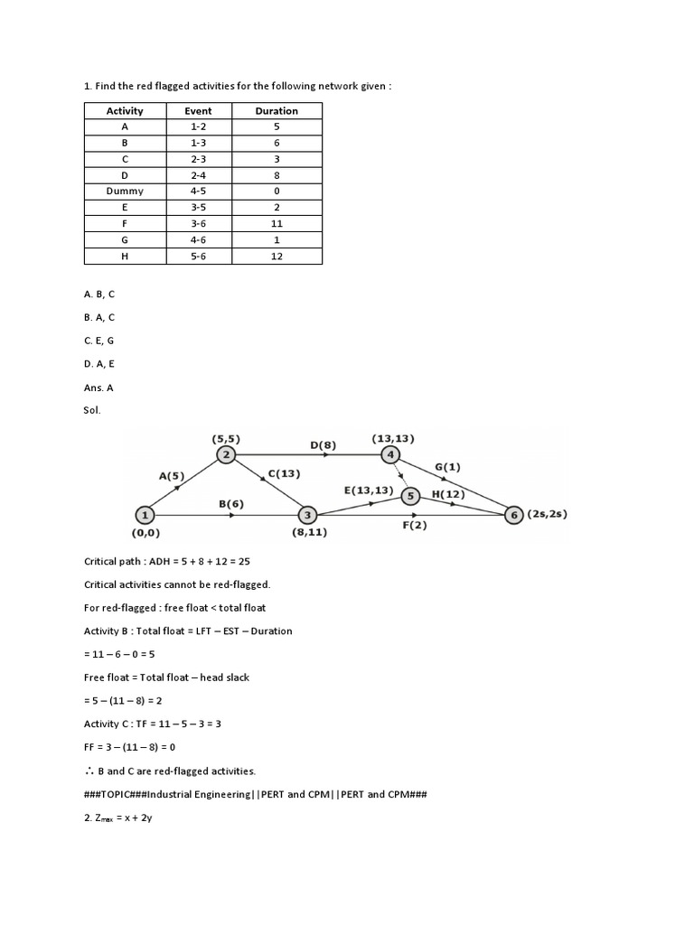 Activity Event Duration | PDF | Applied Mathematics | Analysis
