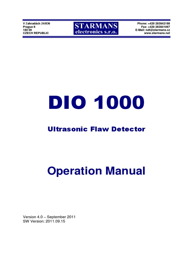DIO 1000 v4.0 - EN | PDF | Electronics | Electrical Engineering