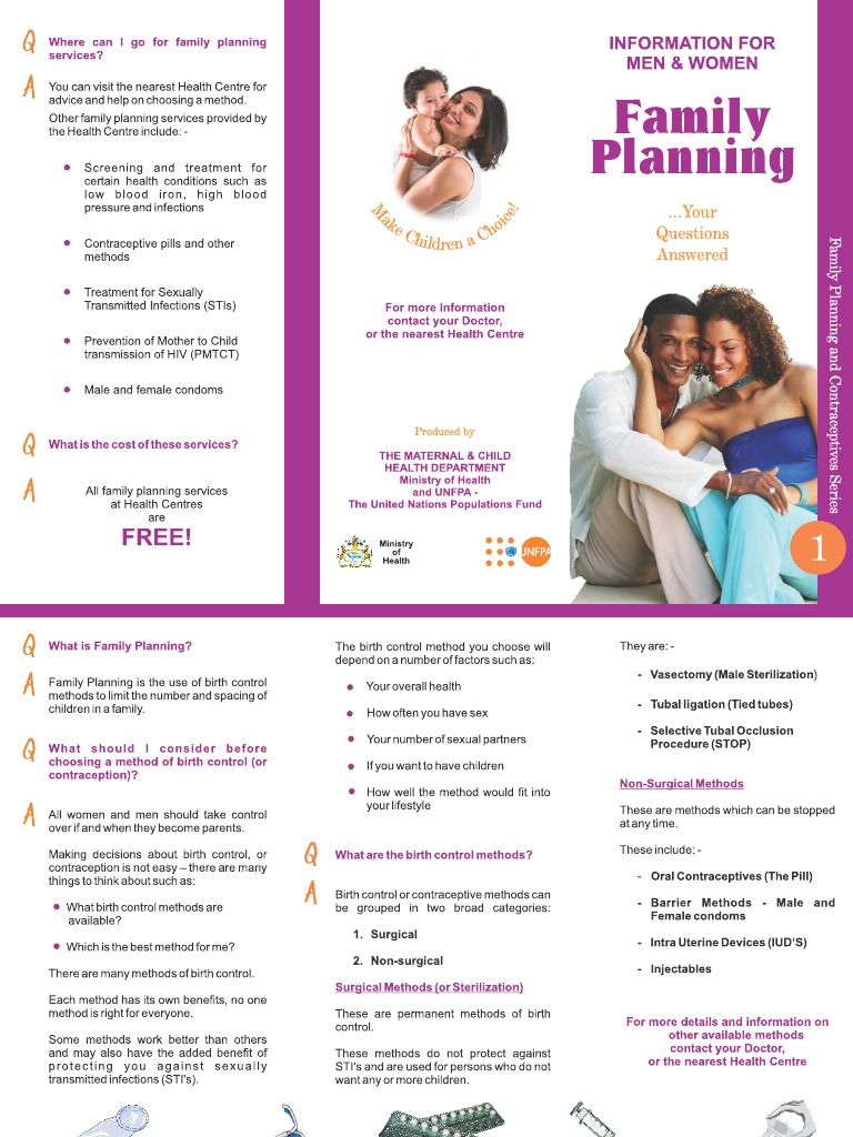 Family Planning Brochure | PDF
