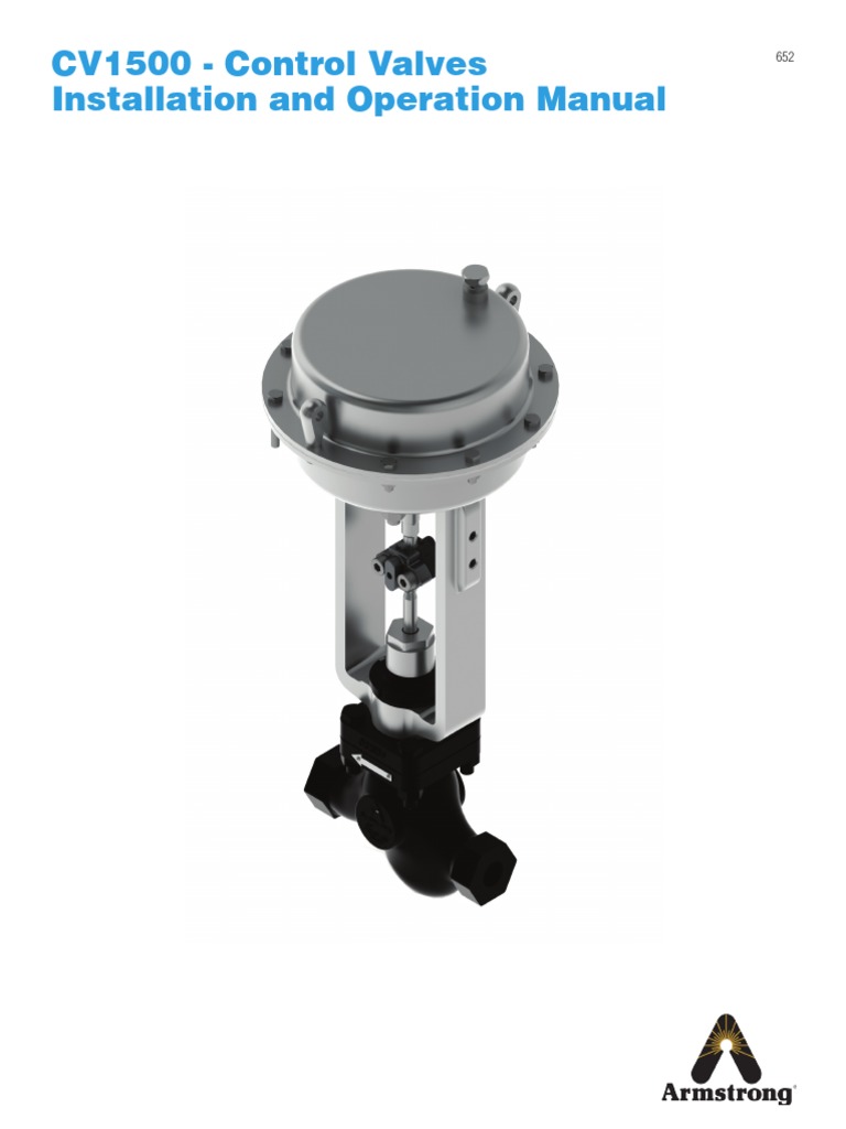 CV1500 - Control Valves Installation and Operation Manual | PDF | Valve ...