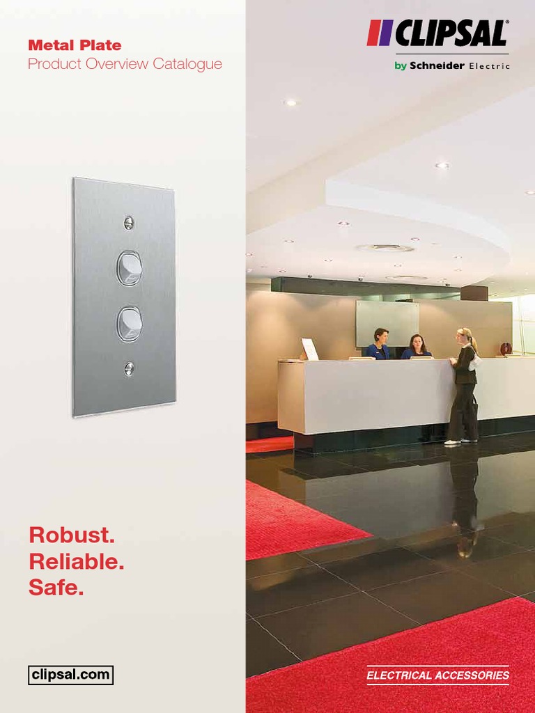 Clipsal Catalog | PDF | Mirror | Switch