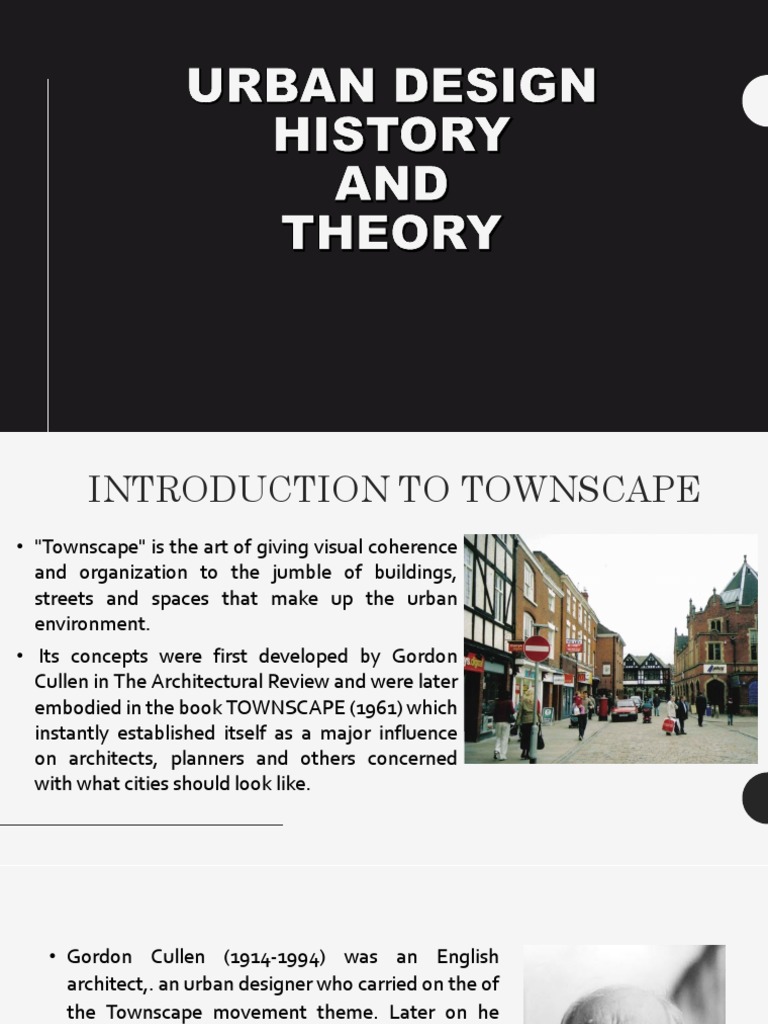Urban Design History and Theory | PDF | Urban Design