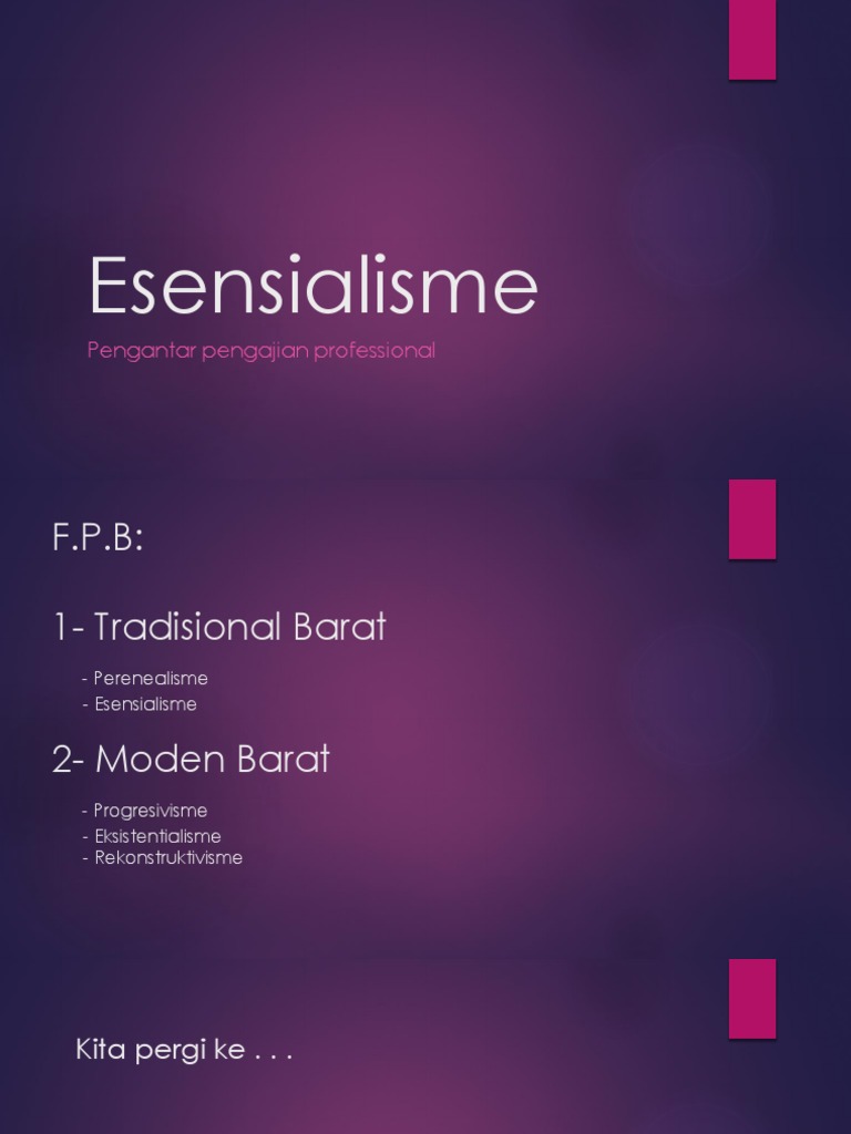 Esensialisme dalam Pendidikan Modern | PDF | Ilmu Sosial | Sejarah