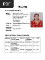 12th Pass Resume Format Guide | PDF