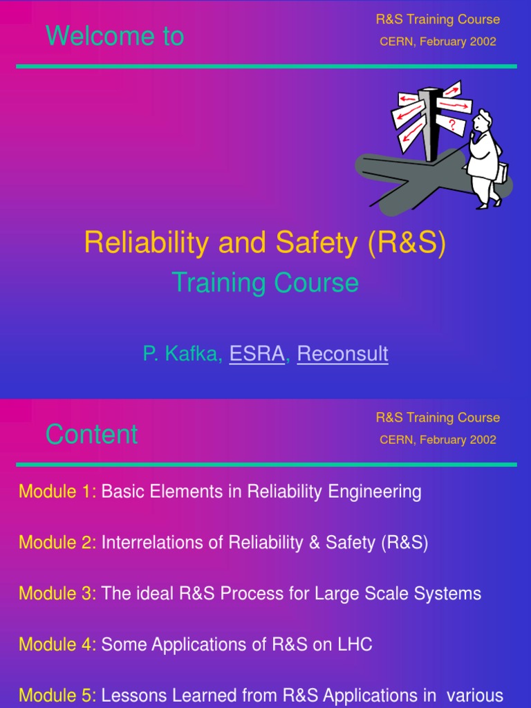 Welcome To: Reliability and Safety (R&S) | PDF | Reliability ...