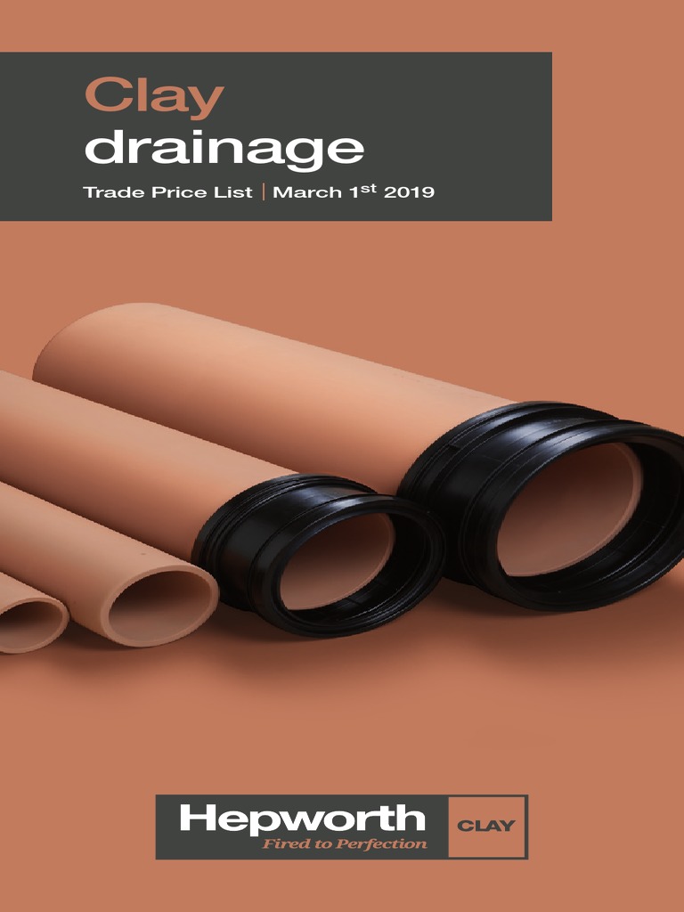 4555 Hepworth Clay CL103 March 1st 2019 WEB PDF | PDF | Pipe (Fluid ...