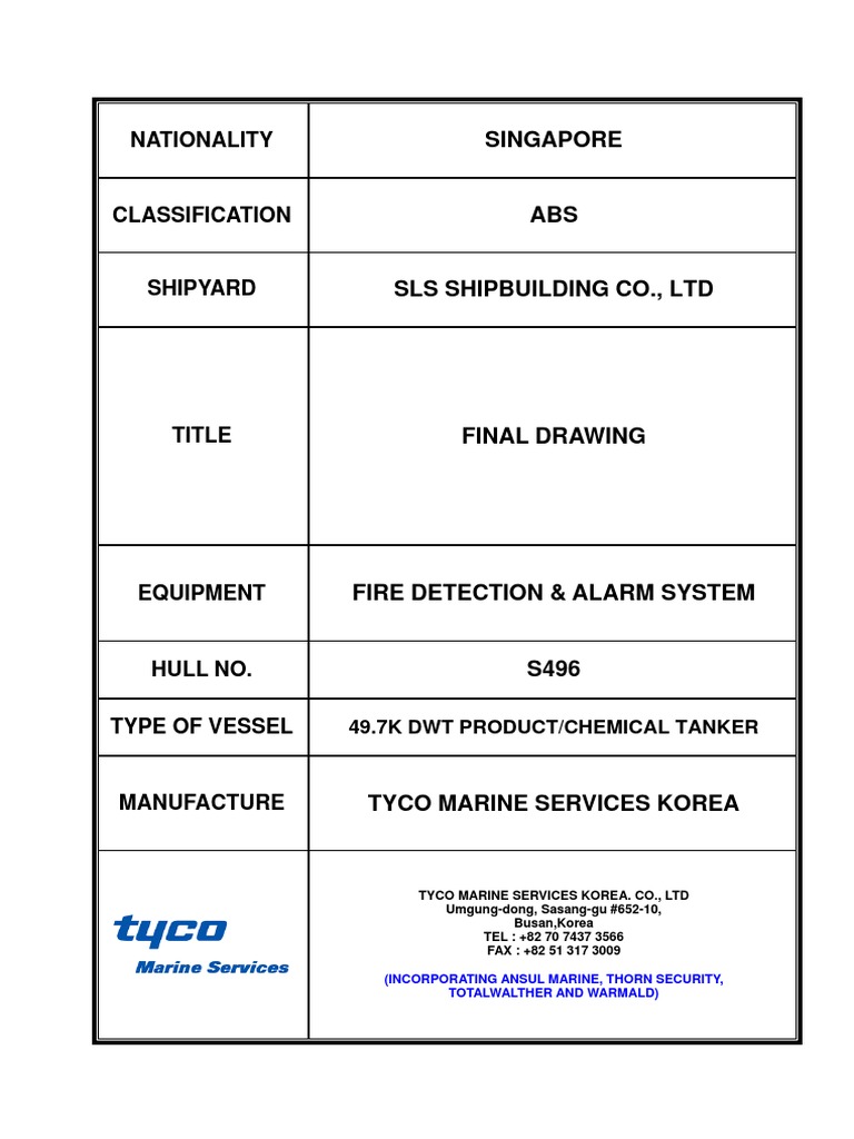 Fire Detection and Alarm Systems | PDF | Ships | Water Transport