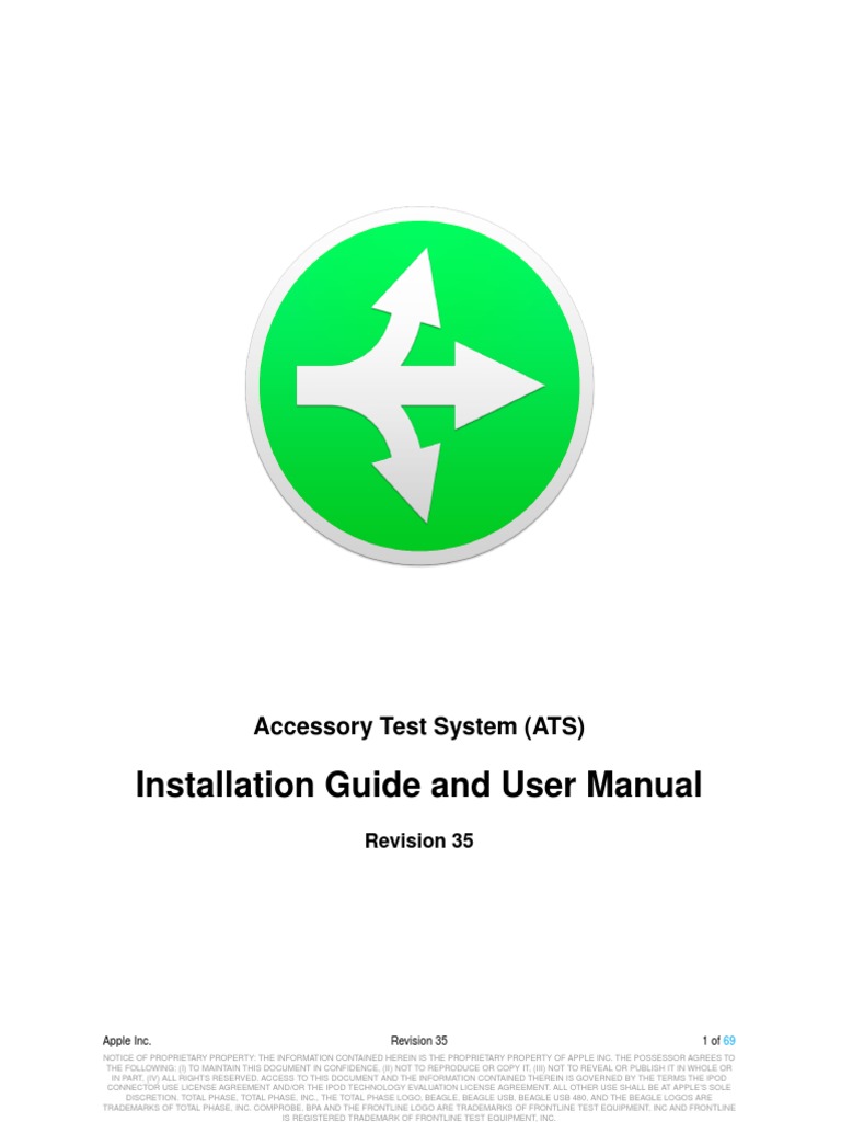 Installation Guide and User Manual: Accessory Test System (ATS) | PDF ...