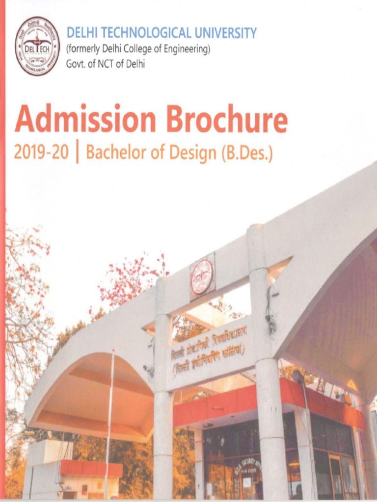 Dtu Bdes Brochure | PDF