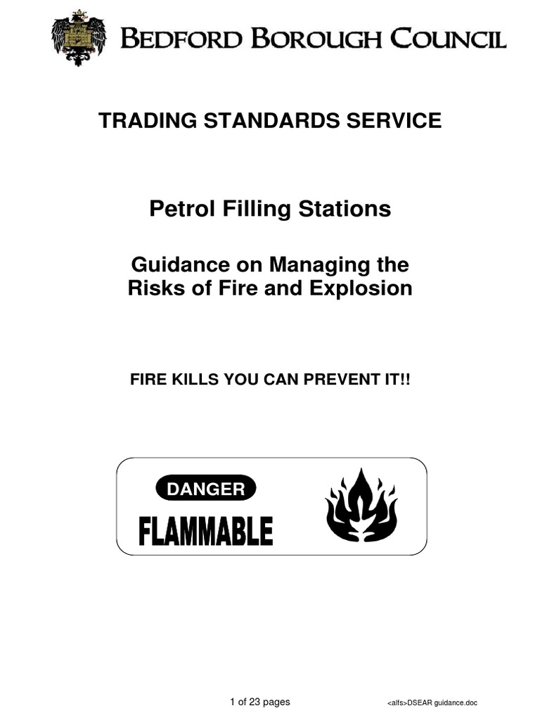 Petrol Station Risk Assesment | PDF | Risk Assessment | Risk