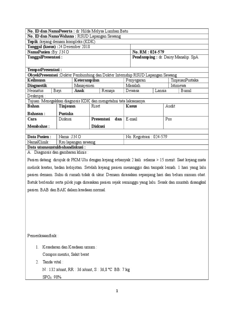 Case KDK Hilda | PDF