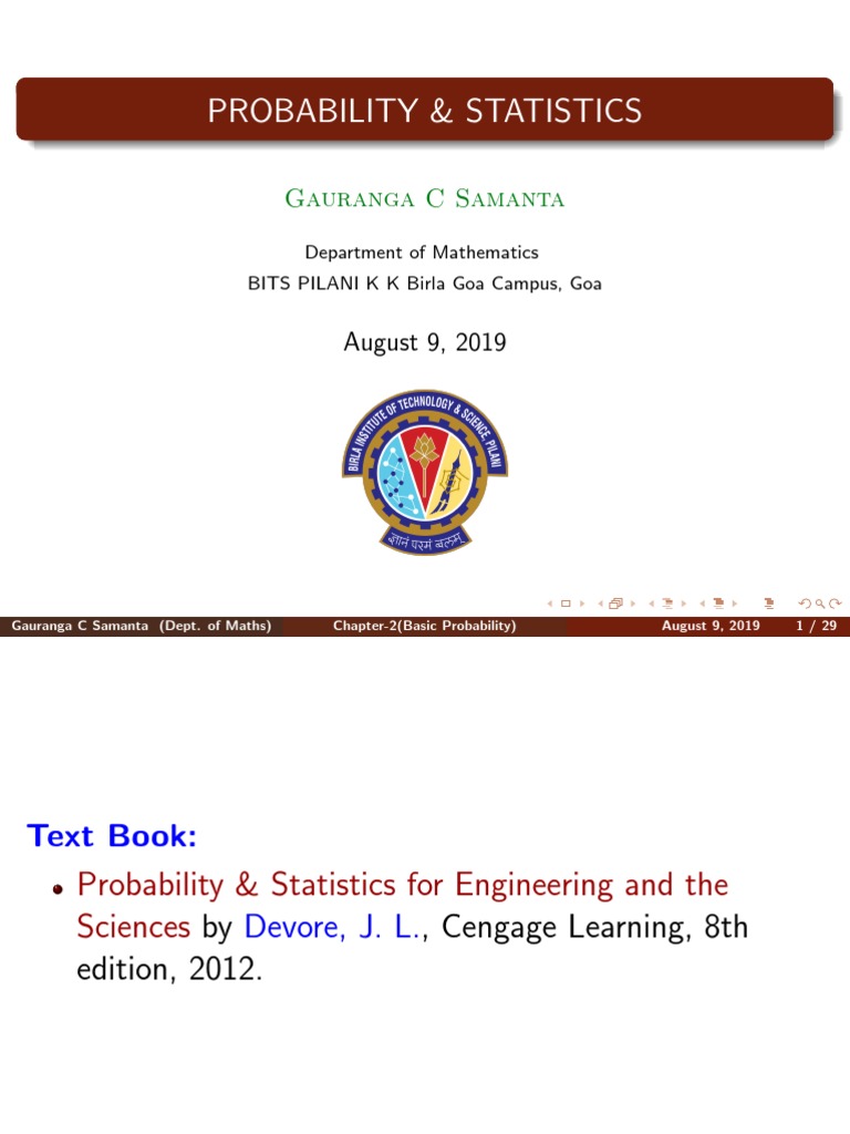 Basic Prob | PDF | Experiment | Probability