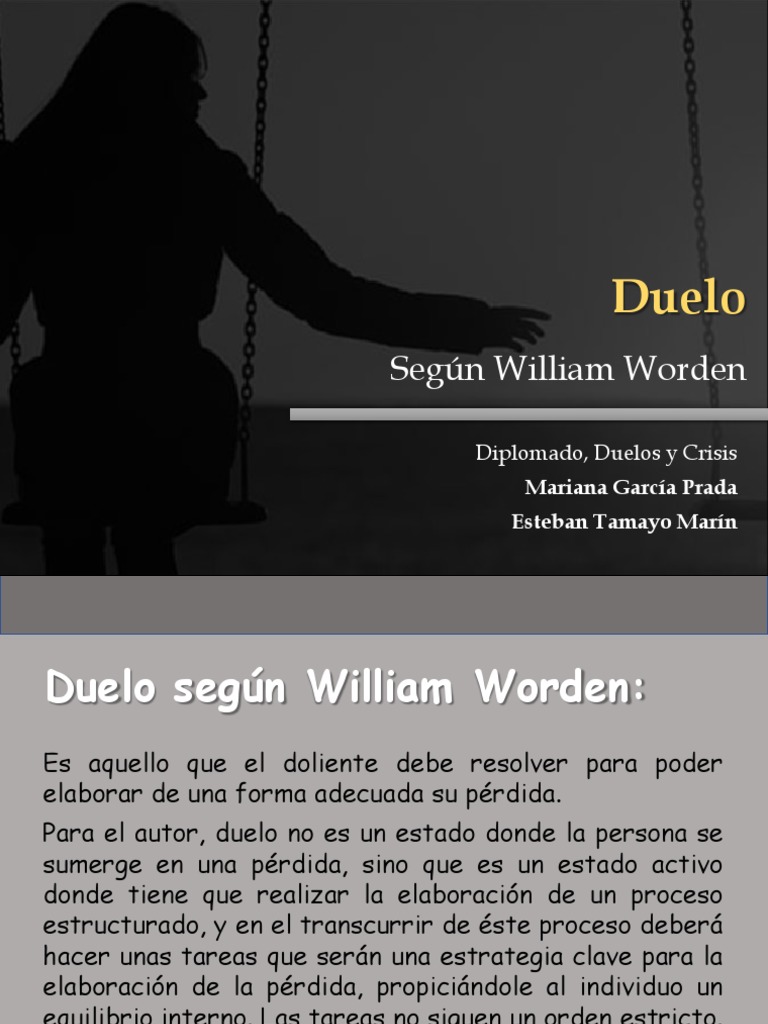 Duelo, Según William Worden | PDF | Dolor | Dolor