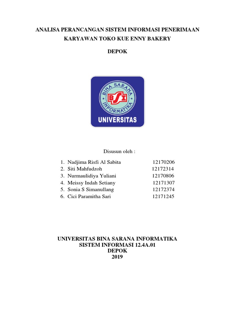 Analisa Perancangan Sistem Toko Kue | PDF